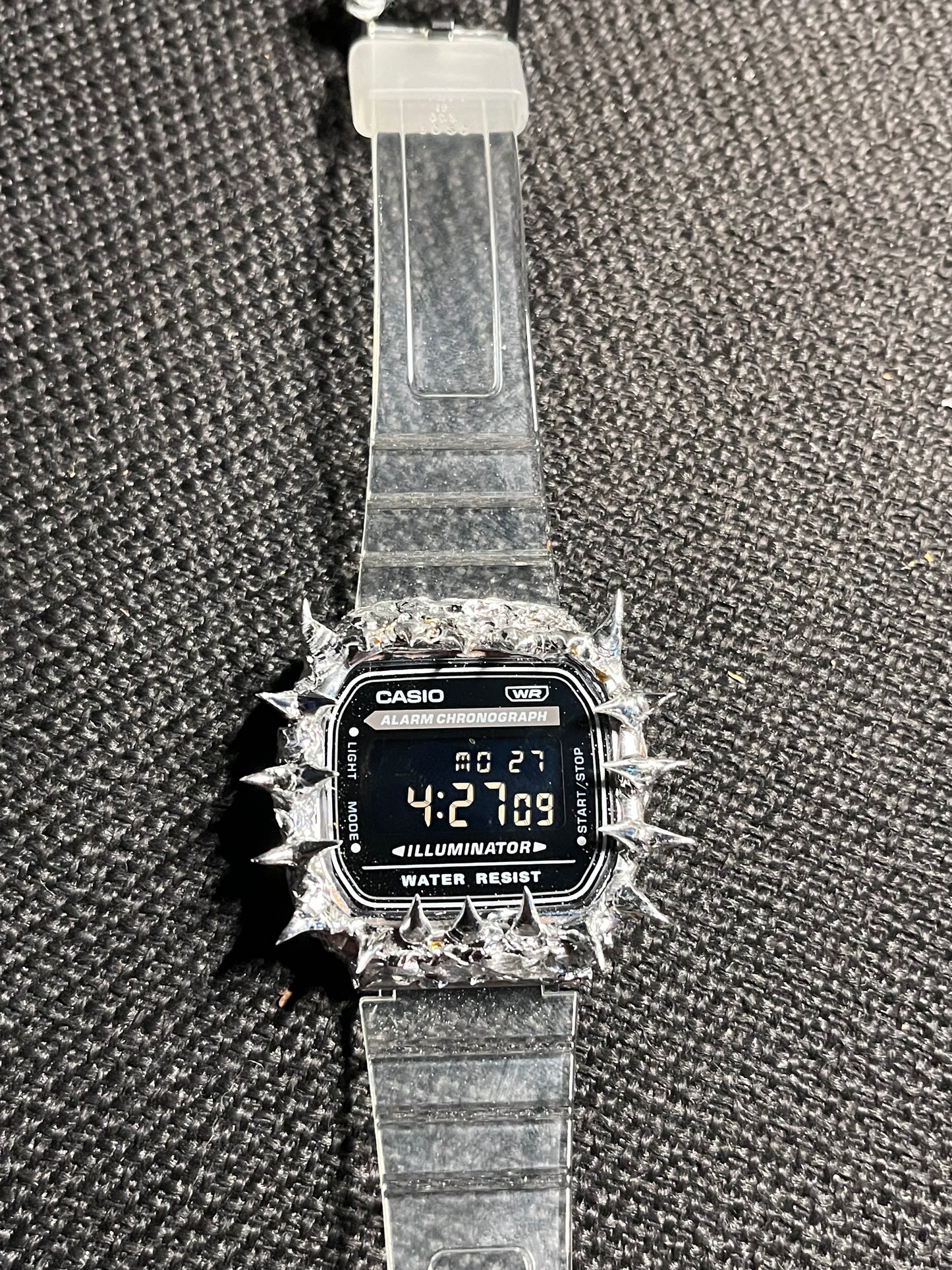 Casio original with transparent strap – PUNK STORE